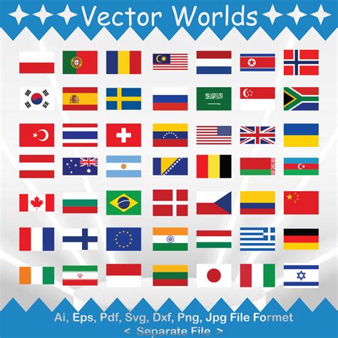 World Flag Svg Vector Design Masterbundles