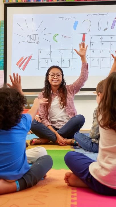 Free Interactive Classroom Session Image Education Teacher Students