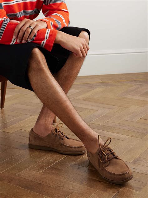 Sebago Askook Textured Suede Boat Shoes For Men Mr Porter