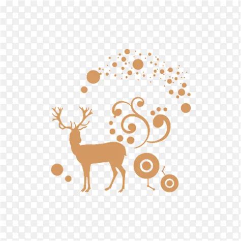 手绘剪纸小鹿插画png图片素材下载图片编号7828436 Png素材网