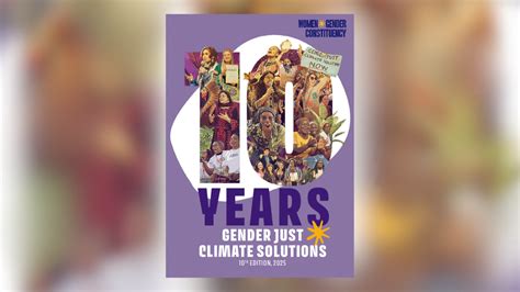 2025 Gender Just Climate Solutions 10th Edition Women And Gender