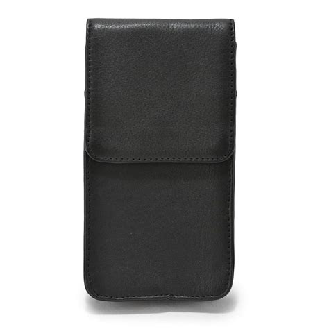 Mensch Genuine Leather Mobile Phone Pouch Multifunction Belt Loop Waist