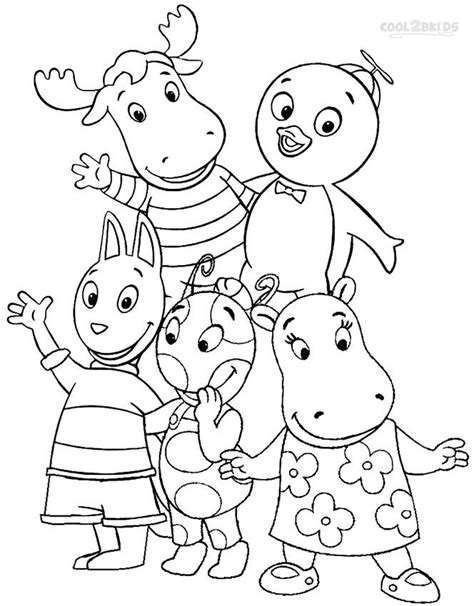 Nick Jr Backyardigans Coloring Pages Coloring Pages