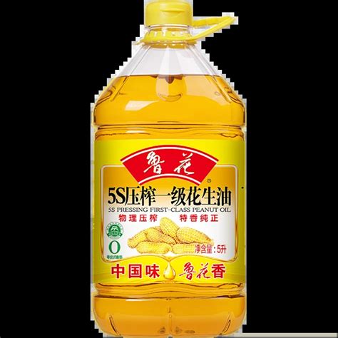 鲁花5s压榨一级花生油5l 花瓣网