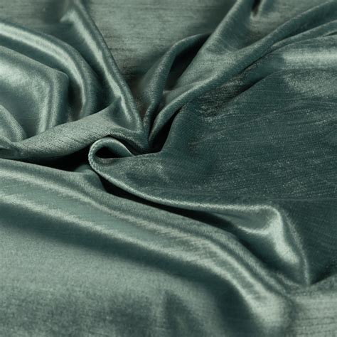 Liberty Textured Plain Shimmer Velvet Blue Upholstery Fabric Ctr 2374