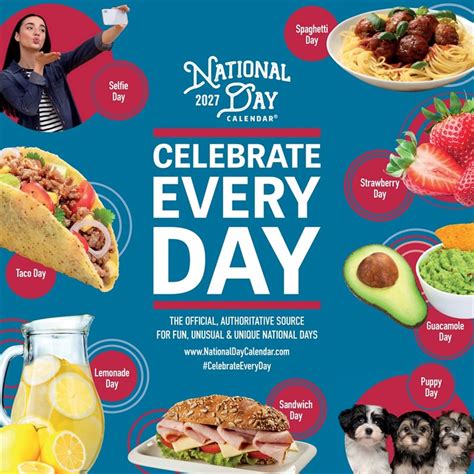 National Day Celebrate Every Day Calendar 2027