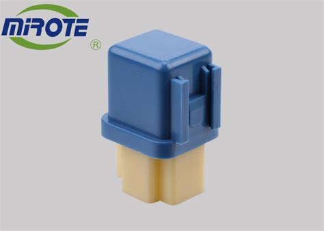 6 Pin Electrical Fan Automotive Light Relay For Nissan With Blue Cover