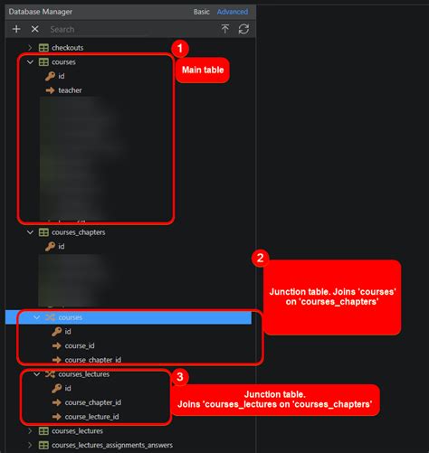 database manager new multi references are confusing how to rename