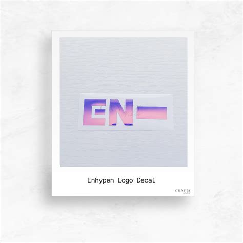 Enhypen Logo Decal Cup Tumbler Car Window Laptop Lazada Ph