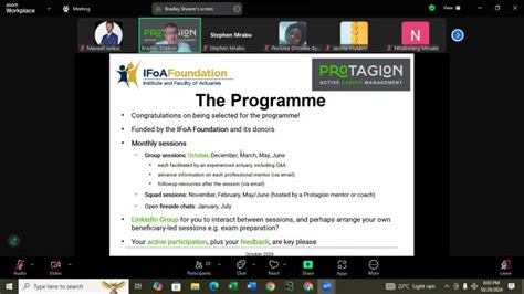 Ifoa Mentorship Actuarialscience Careerdevelopment Continuouslearning Gratitude Maxwell