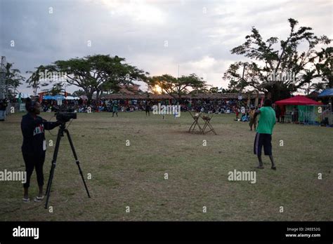 Port Vila Vanuatu 27th July 2023 Young Dancers And People In