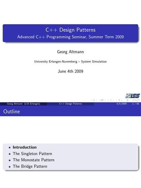 Design Pattern In C Pdf C Class Computer Programming
