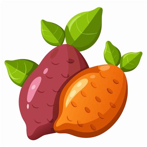 Premium Vector Sweet Potatoes Vegetable Vector