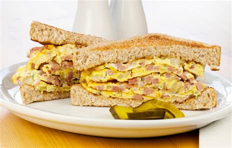 Deviled Ham And Egg Sandwich Bandg Condiments
