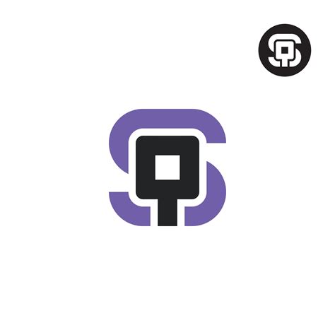 Letter Sq Monogram Logo Design 25753131 Vector Art At Vecteezy