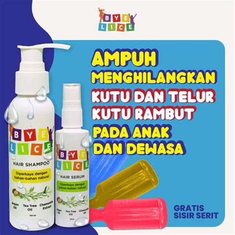 Jual Obat Pembasmi Kutu Rambut Paket Byelice Serum And Shampo Kutu