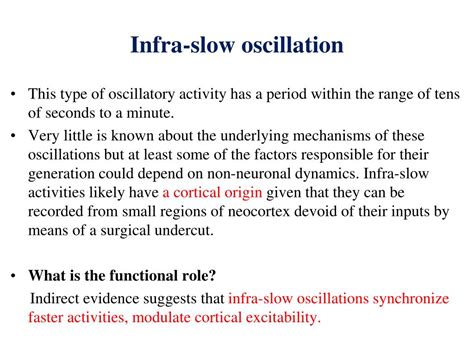 Ppt Slow Oscillation Fast Oscillation And Its Interactions