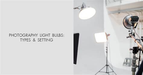 Best Light Bulbs For Photography Tips For Choosing And Setting