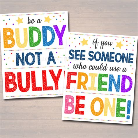 Stop Bullying Posters For School