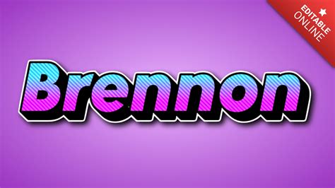 Brennon Sticky Text Effect Generator
