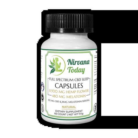Full Spectrum Cbd Sleep Capsules Cbd Melatonin Soft Gels
