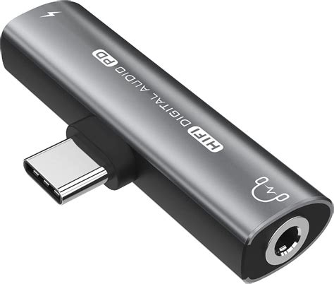 Usb C Headphone Adapter 2 In 1 Usb C To 3 5mm Headphone