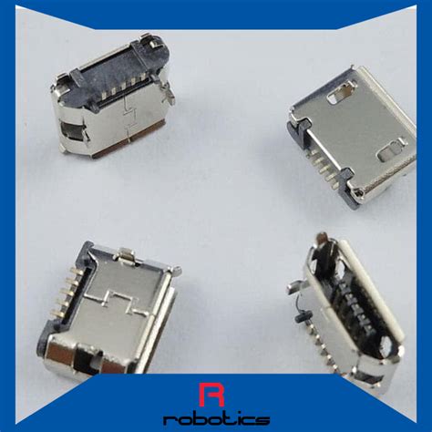 Jual Soket Micro Usb Kosong Tipe Betina Micro Usb Socket Female Mk5p