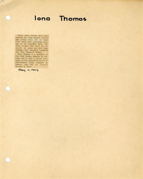 Iona Thomas Ames History Museum