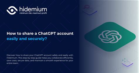 How To Share A Chatgpt Account Easily And Securely