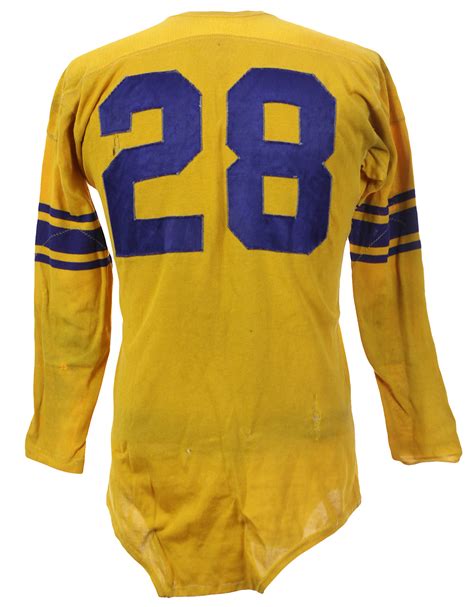 Lot Detail 1950 52 Charley Erb Los Angeles Rams 28 Game Worn Jersey Mears Loa