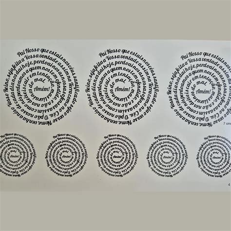 Oração Pai Nosso Ateliê Rosa May