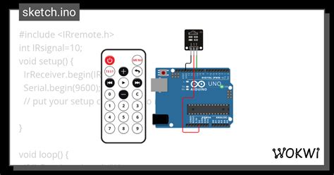 ir remote wokwi esp32 stm32 arduino simulator