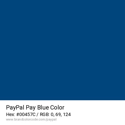 Paypal Brand Color Codes