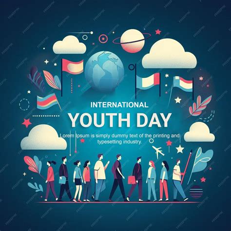 Premium Psd Youthful Spirit Psd Banner Template For Youth Day