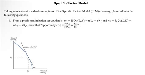 Specific Factor Modeltaking Into Account Standard