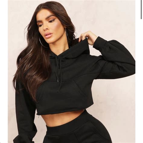 Nwt Boohoo Cropped Hoodie Clothes Cropped Hoodie Fashion