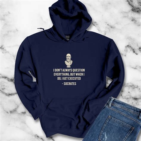 Socrates Question Everything Unisex Heavy Blend™ Hooded Sweatshirt Echos Of Antiquity