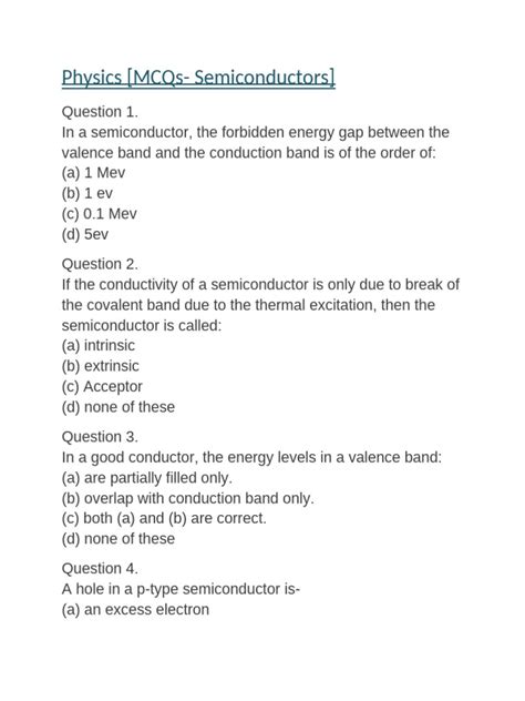 Physics Mcqs Pdf