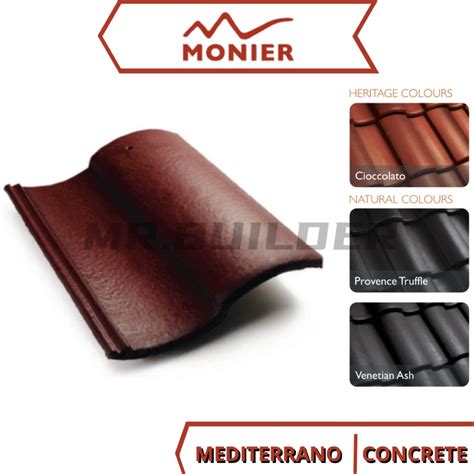 Monier Mediterrano Roof Tile Concrete Tiles Atap Genting Atap Konkrit