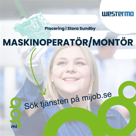 Maskinoperatörmontör Till Westermo