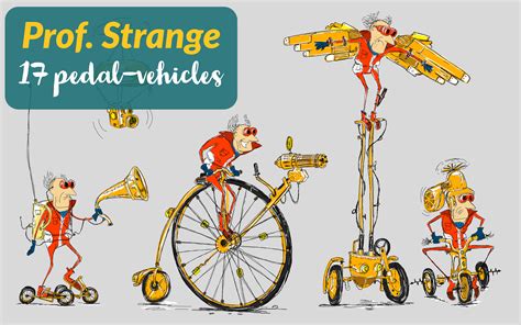 Artstation 17 Pedal Vehicles By Prof Strange