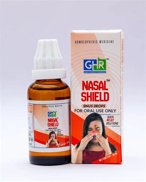 Ghr Nasal Shield Sinus Drops For Hospital At Rs 235piece In Barela