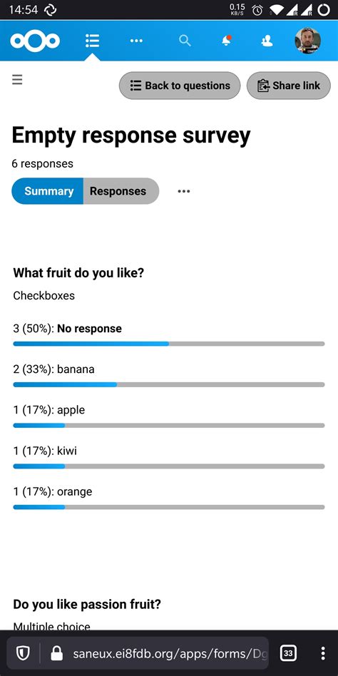 How To Deal With Empty Responses · Issue 482 · Nextcloudforms · Github