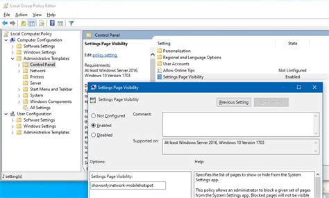 C How To Open Windows 10 Ms Settings Particular Page Without Access To Other Settings Stack