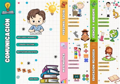 Plantillas De Caratulas Para Cuadernos Materiales Educativos Para