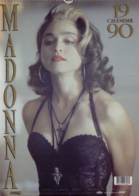 A Look Back At Madonnas Official Calendars From 1990 To 1996 Vintage