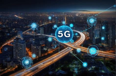 smart city network concept premium ai generated image