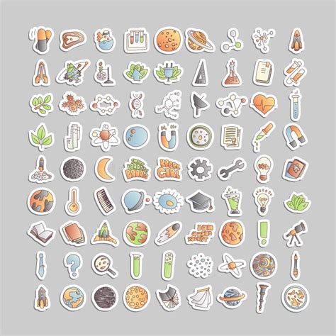 Cute Science Icons