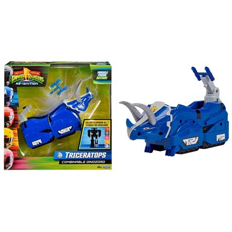 Mighty Morphin Power Rangers Zestaw Dinozord Triceratops 043377686019