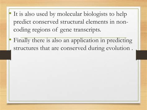 Rna Secondary Structure Prediction Ppt